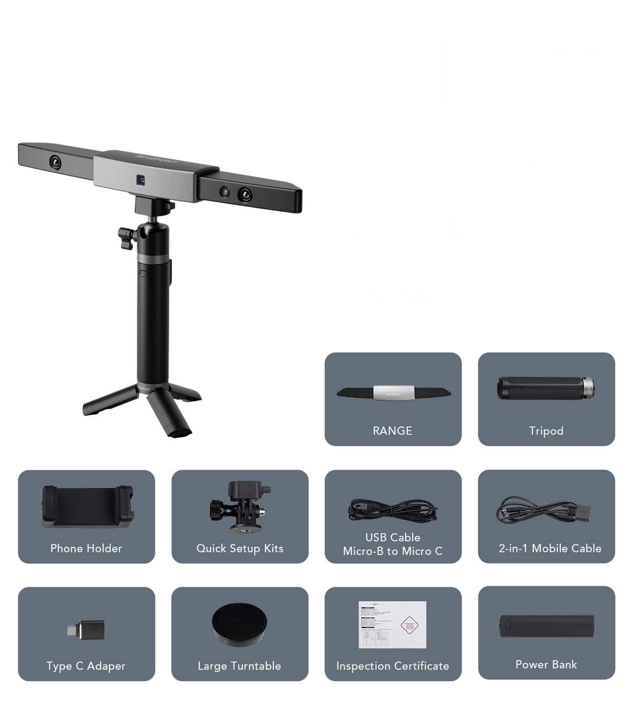 Revopoint RANGE Premium Package